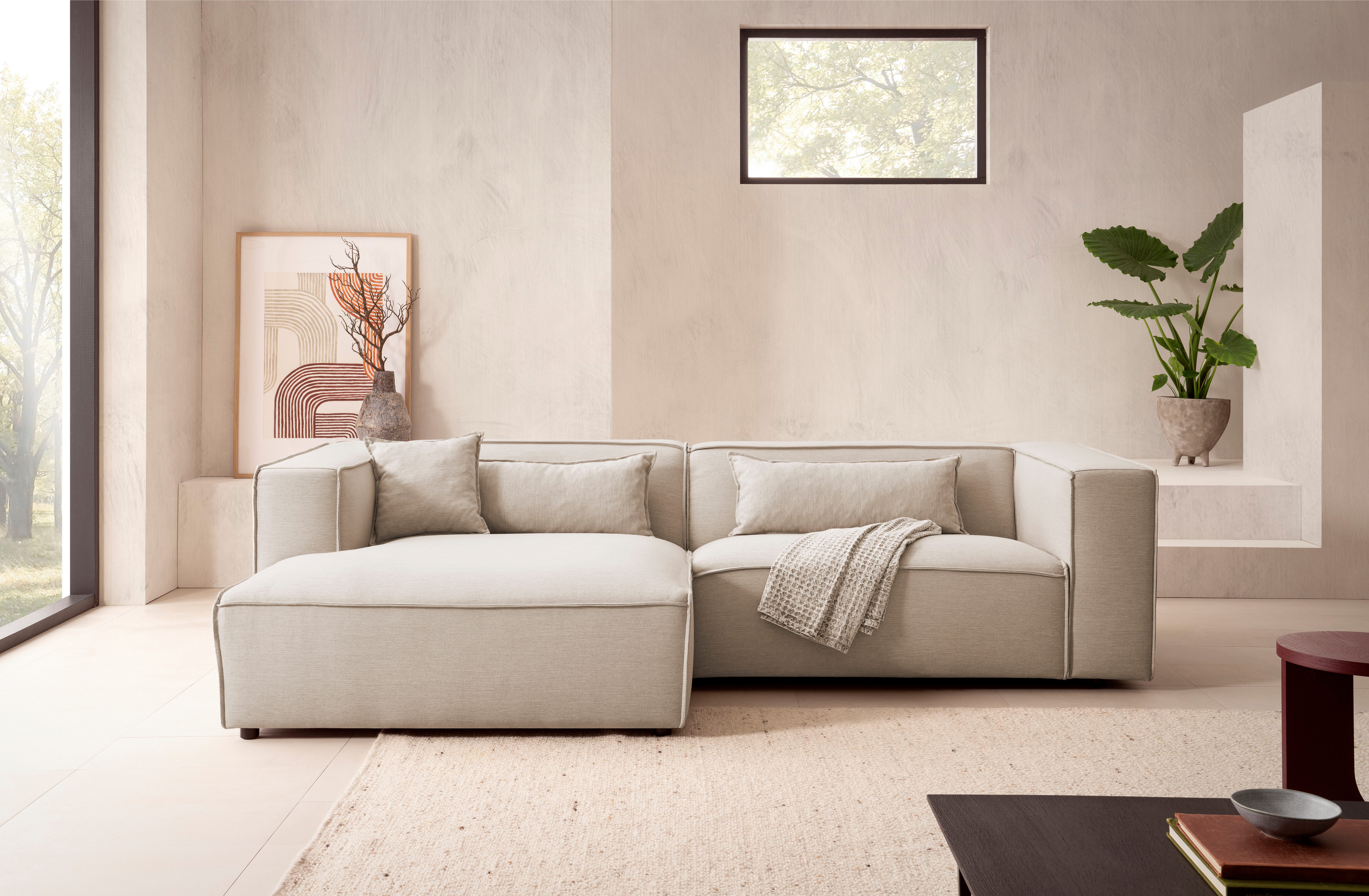 Leger Home By Lena Gercke Ecksofa Piara Mit Kedernaht In Cord Oder