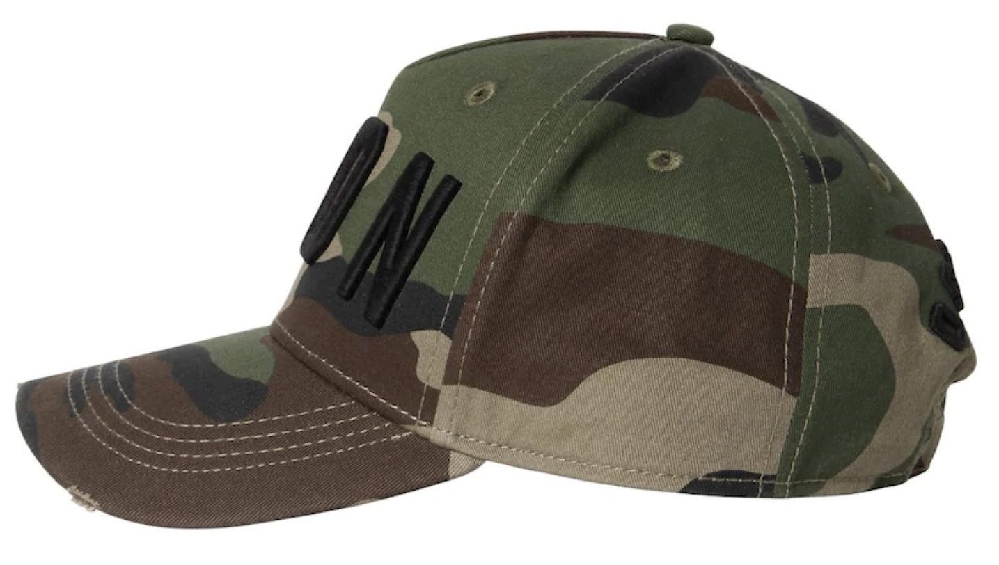 Dsquared2 Baseball Cap DSQUARED2 ICON CAMOUFLAGE LOGO BASEBALLKAPPE HAT ...