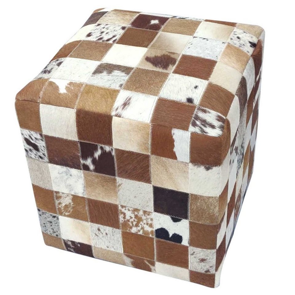 Casa Moro Hocker Patchwork Fell Hocker Jaspal 45x45x48 Bth Aus