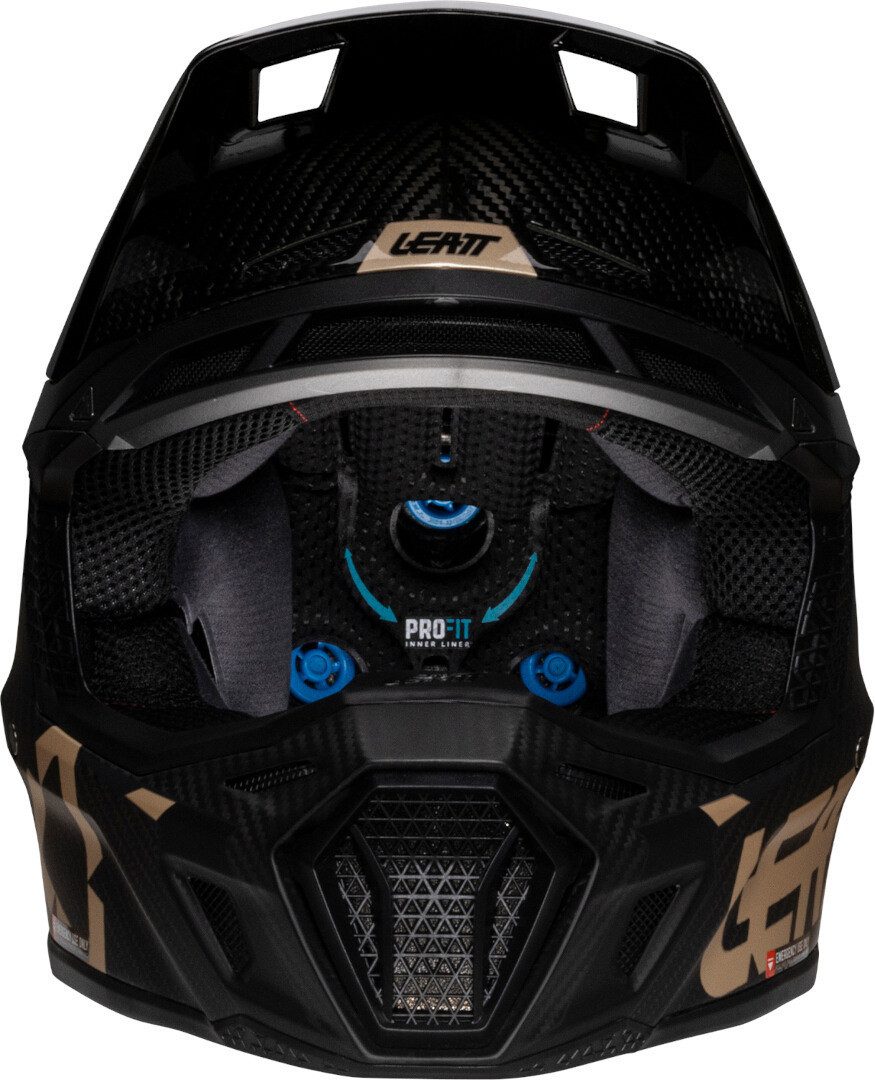 Leatt Motocrosshelm 9.5 Carbon Bronze 2025 Motocross Helm mit Brille ...
