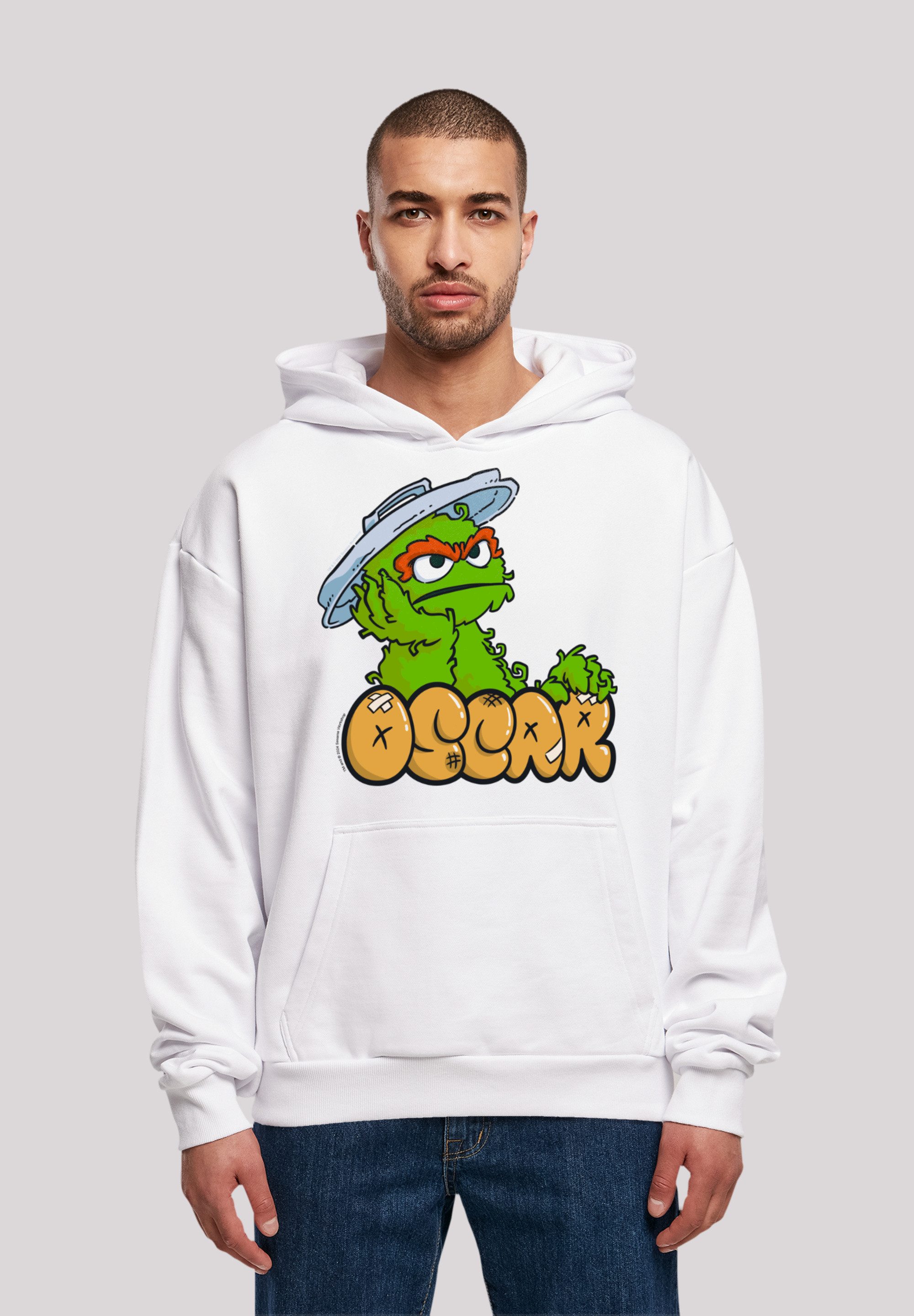 F4NT4STIC Kapuzenpullover Sesamstraße Oscar Annoyed Premium Qualität, Weihnachts-Kollection