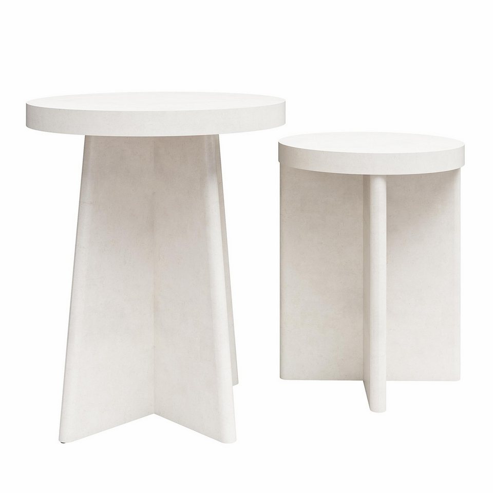 Loft24 Beistelltisch Liam 2 St 2er Set Satztisch Wohnzimmertisch