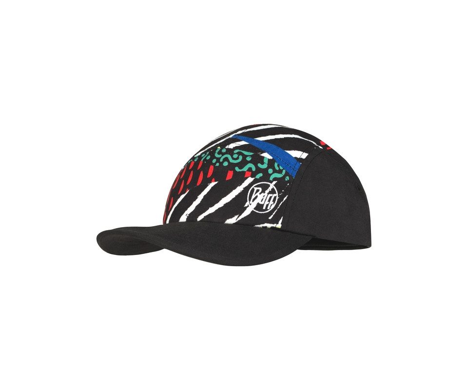 Buff Baseball Cap 5 Panel Go Cap SCHWARZ