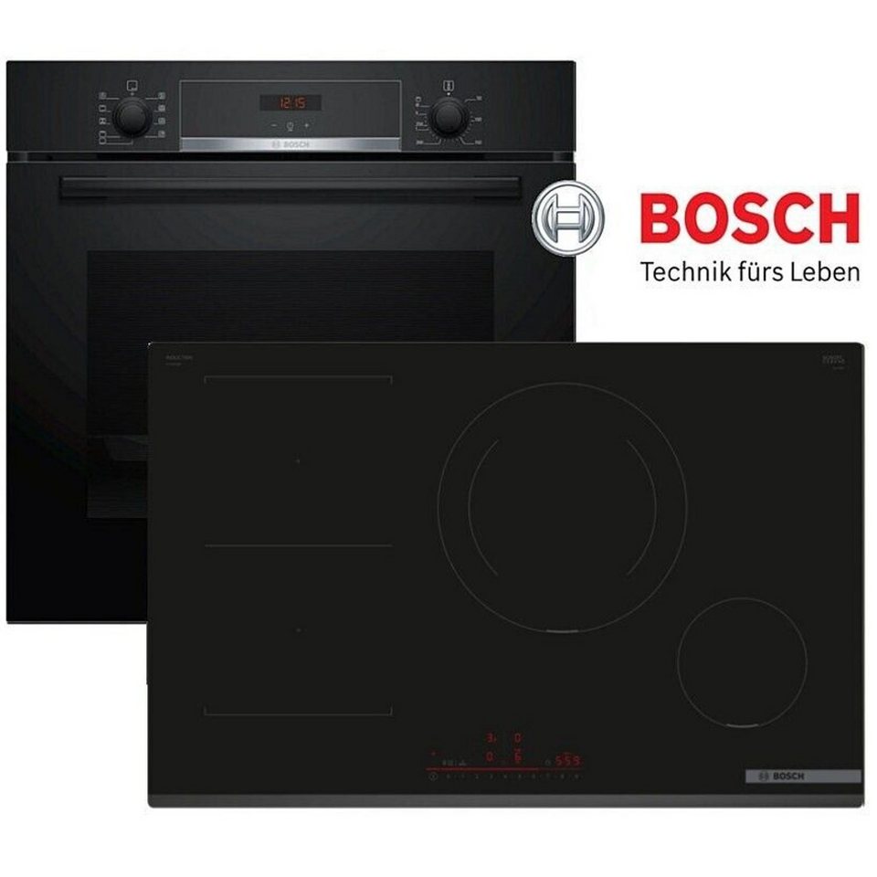 Bosch Induktions Herd Set Kochfeld Serie 6 Autark Herdset Backofen