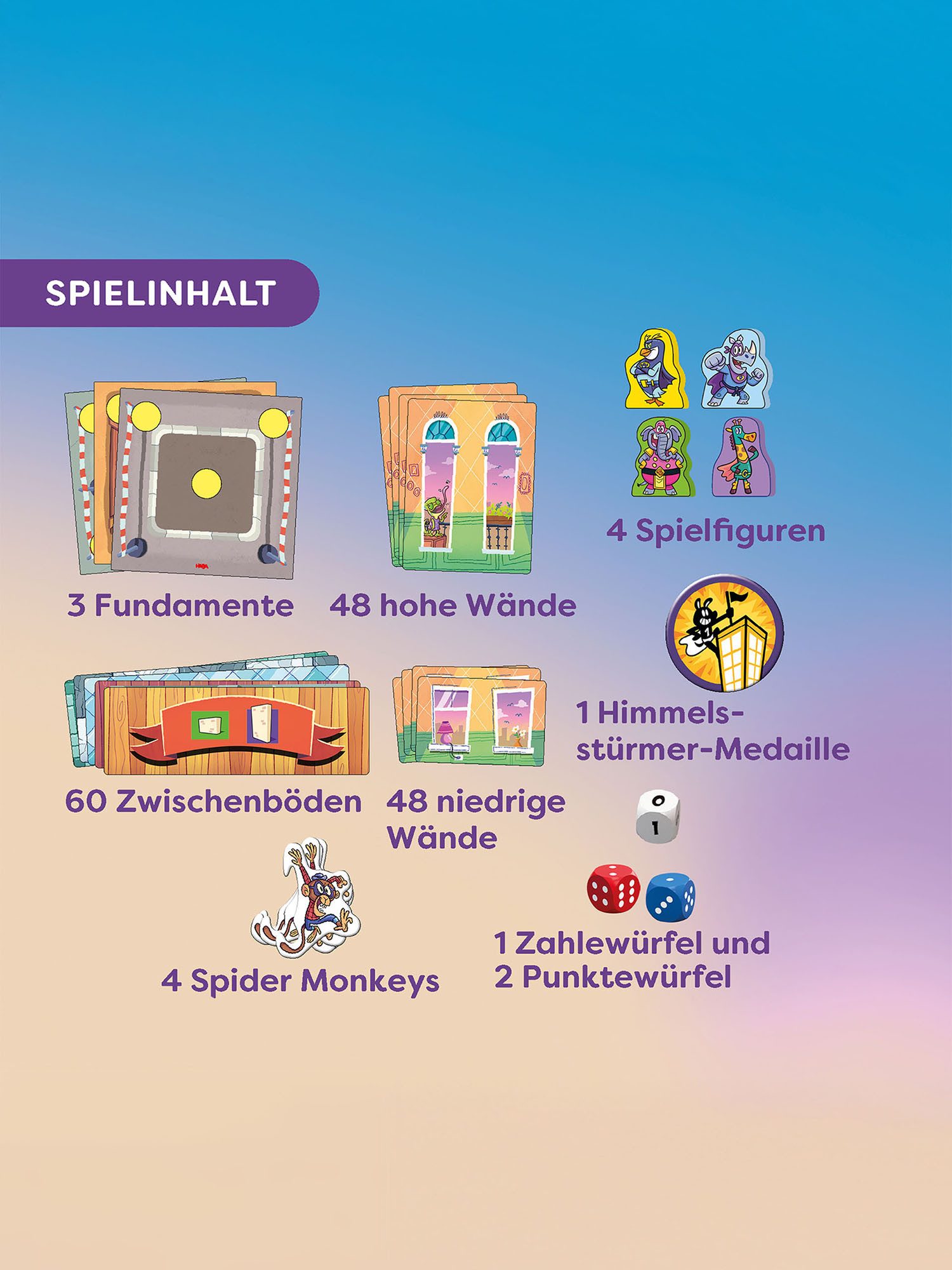 Haba Spiel Rhino Hero Super Battle 2026, Gesellschaftsspiel, Brettspiel ...