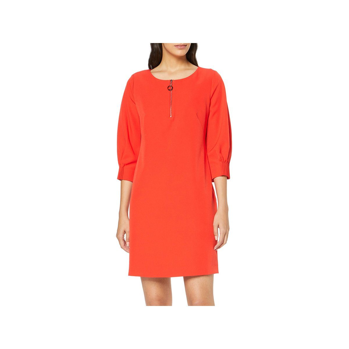 Comma Minikleid Orange Regular 1 Tlg