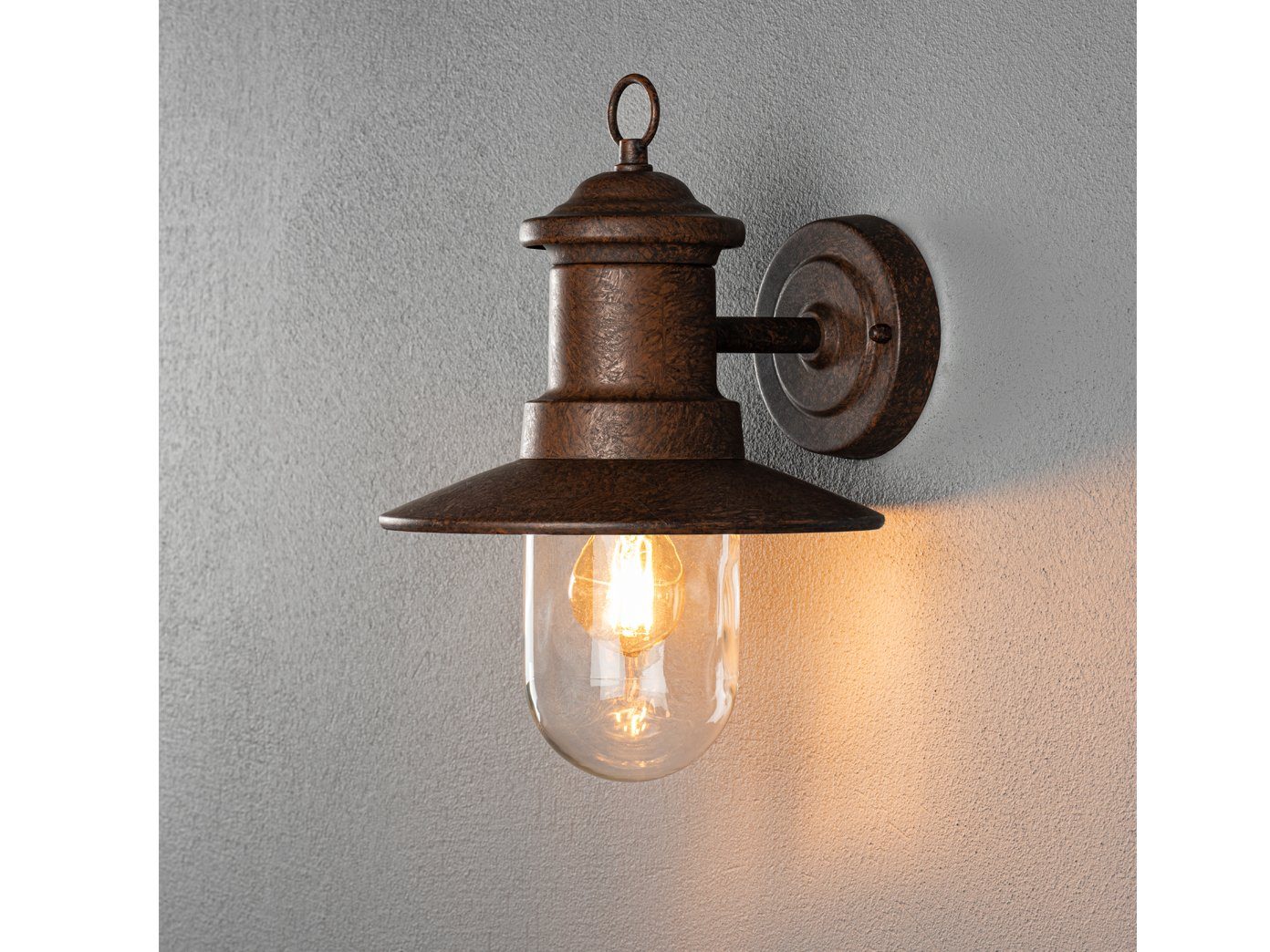 Konstsmide Led Außen Wandleuchte Led Wechselbar Warmweiß Wand
