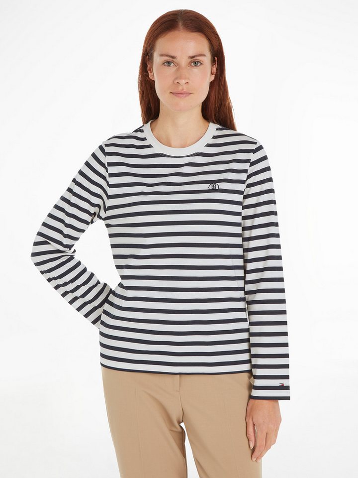 Tommy Hilfiger Langarmshirt Modern Reg Stripe C Nk Ls In Gestreifter