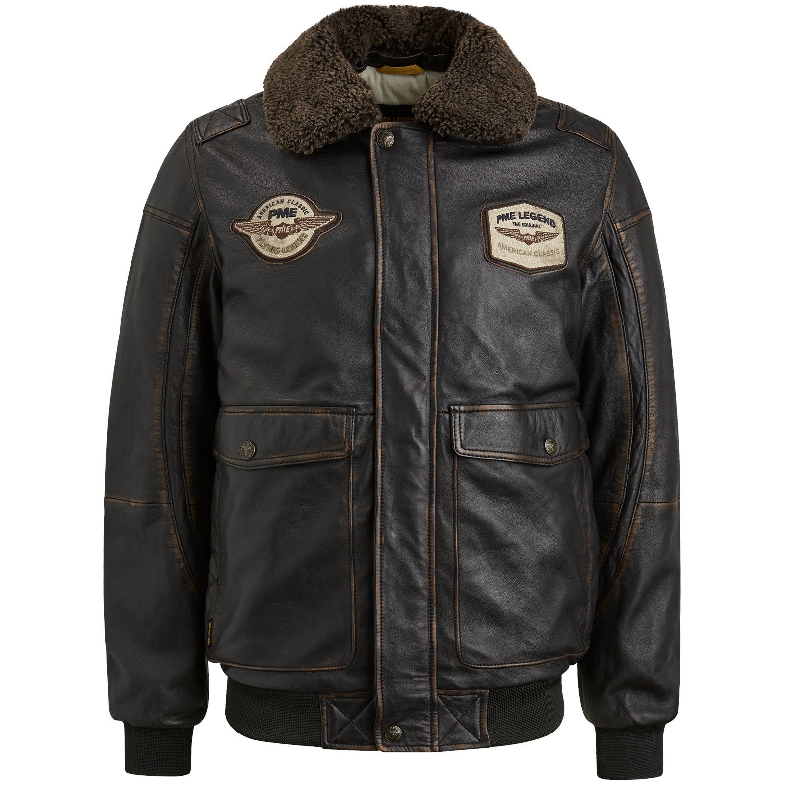 PME LEGEND Lederjacke Bomber jacket SNOWPR