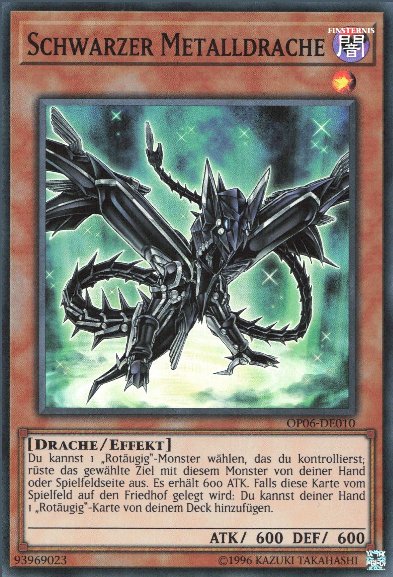 Recollectibles Sammelkarte Yugioh Schwarzer Metalldrache Yu Gi Oh