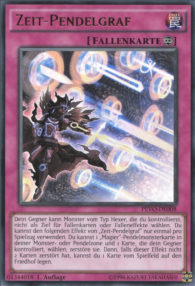 Recollectibles Sammelkarte Yugioh Karte Zeit Pendelgraf Deutsch Yu Gi