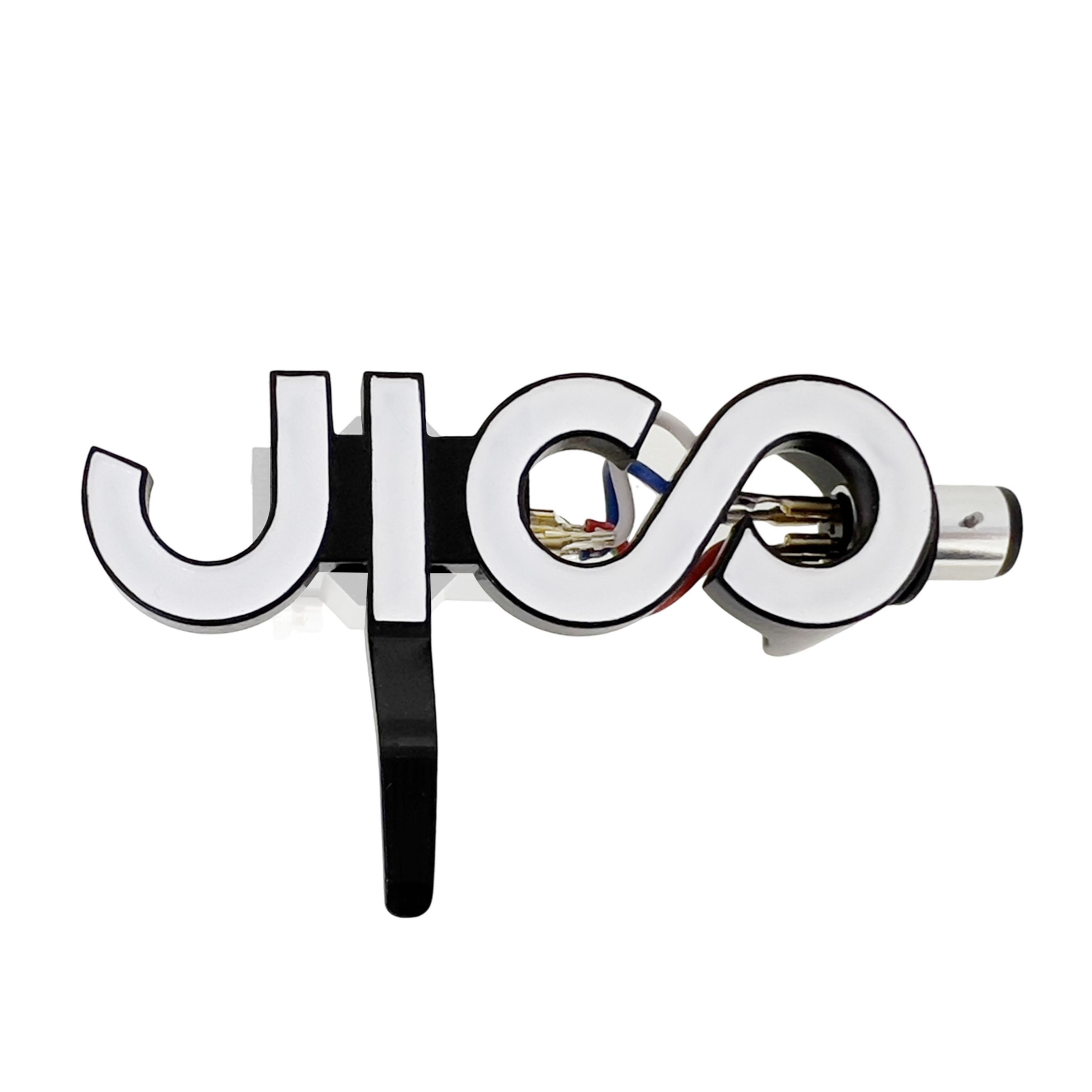 JICO Tonabnehmer, (Tonabnehmer-Systeme, Headshell), CSS-JHSLW Logo (white) - Headshell