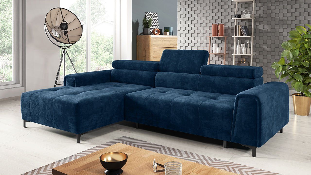 MIRJAN24 Ecksofa Volta Mini, mit Schlaffunktion, L-Form mit ...