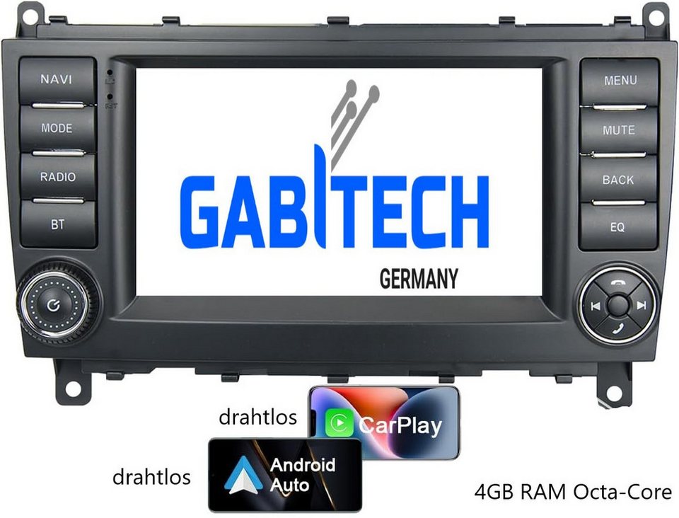 GABITECH Android Autoradio GPS Navi für Mercedes Benz CLK Class W209 ... GABITECH Android Autoradio GPS Navi für Mercedes Benz CLK Class W209 ...