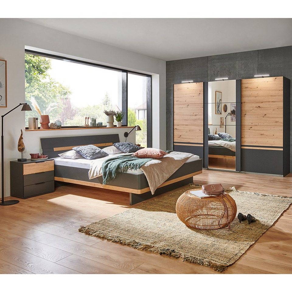 Lomadox Schlafzimmer Set Granada 43 Spar Set 4 St Kleiderstange
