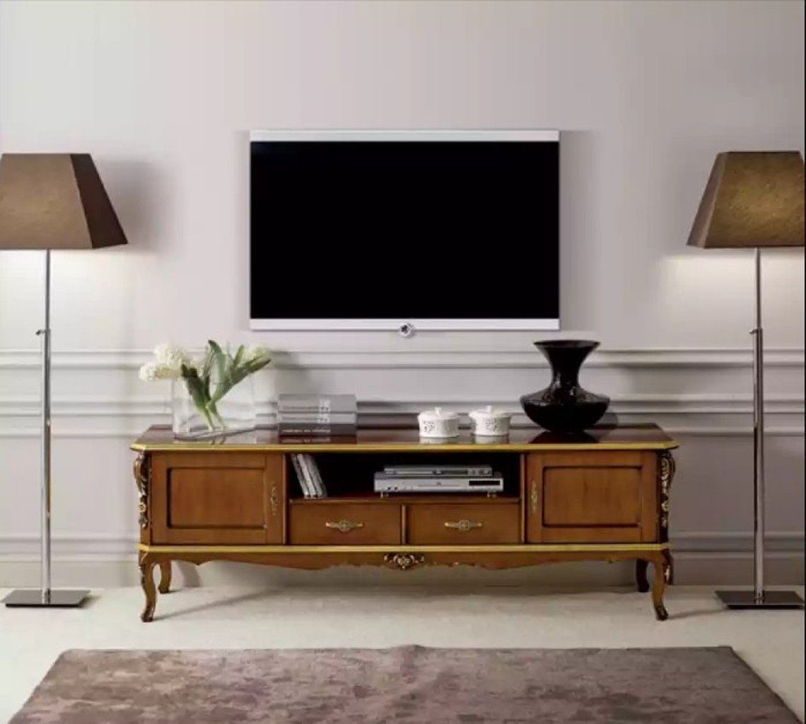 JVmoebel TV-Schrank rtv Sideboard Braun Wohnzimmer Schrank tv 184cm Ständer Lowboard (1-St., 1x ...