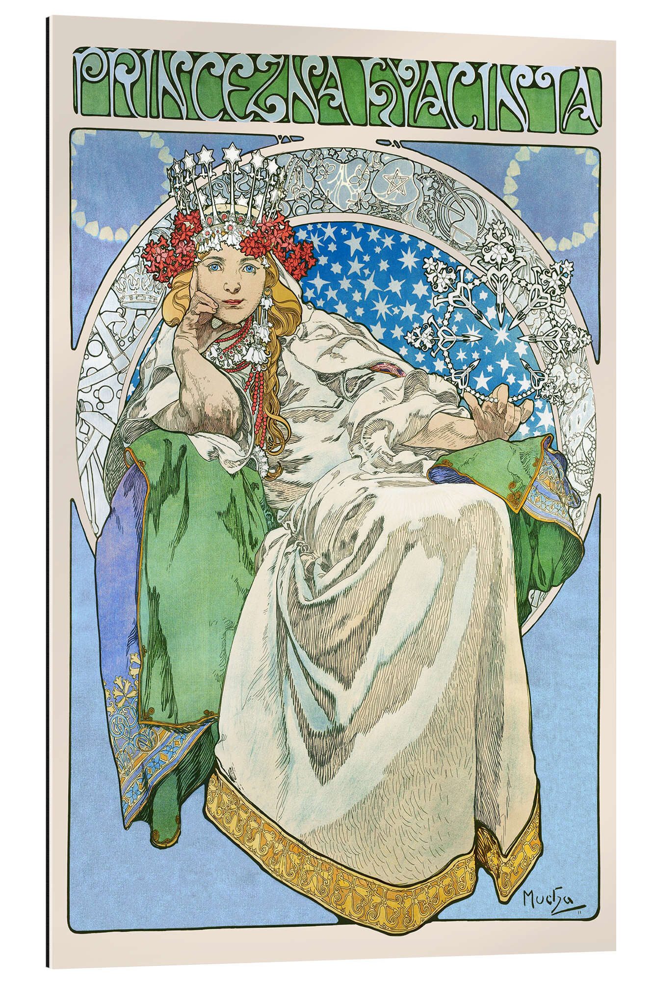 Posterlounge Xxl Wandbild Alfons Mucha Prinzessin Hyazinthe Vintage