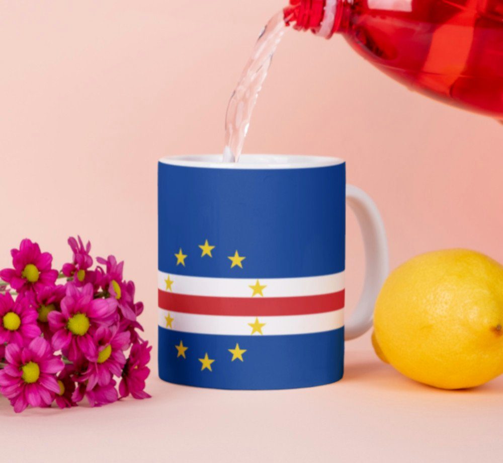 Tinisu Tasse Kap Verde Tasse Flagge Pot Kaffeetasse National Becher