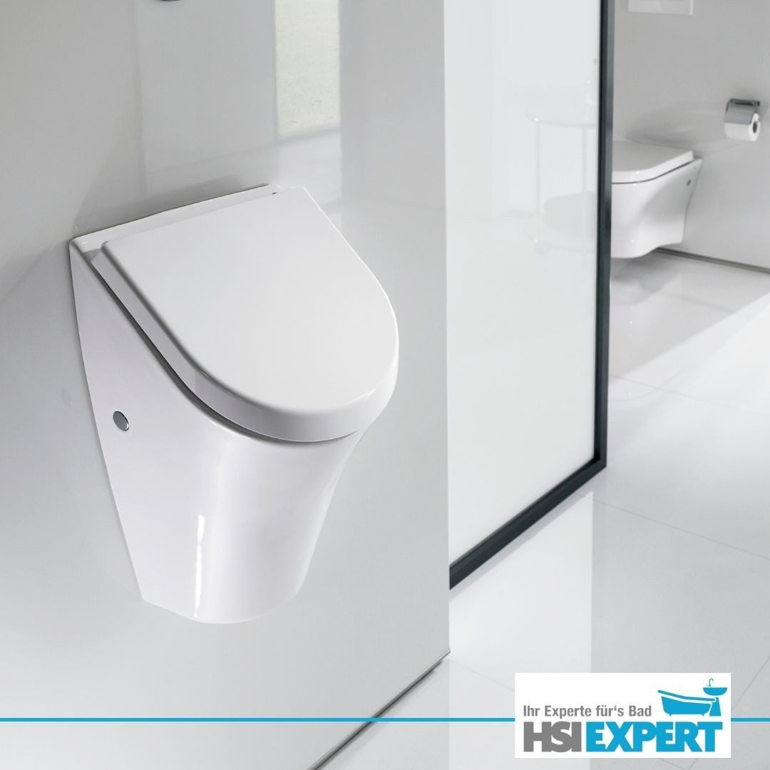 HGMBAD Urinal Urinal mit Deckel Geberit Vorwandelement Set, Keramik ...