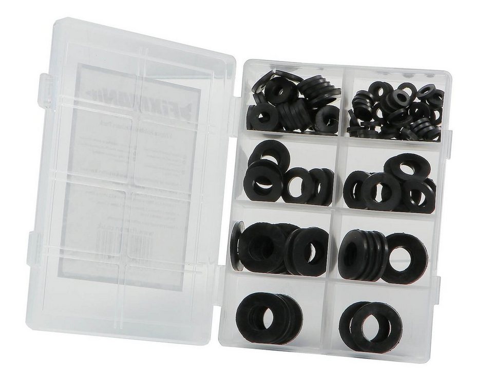FIXMAN Dichtungsring Gummischeiben Dichtungen Sortiment 120 teilig FIXMAN Dichtungsring Gummischeiben Dichtungen Sortiment 120 teilig