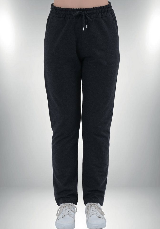 Ross Camp Sweathose Jogginghose Damen 1 Tlg Lycra Slim Fit Baumwolle