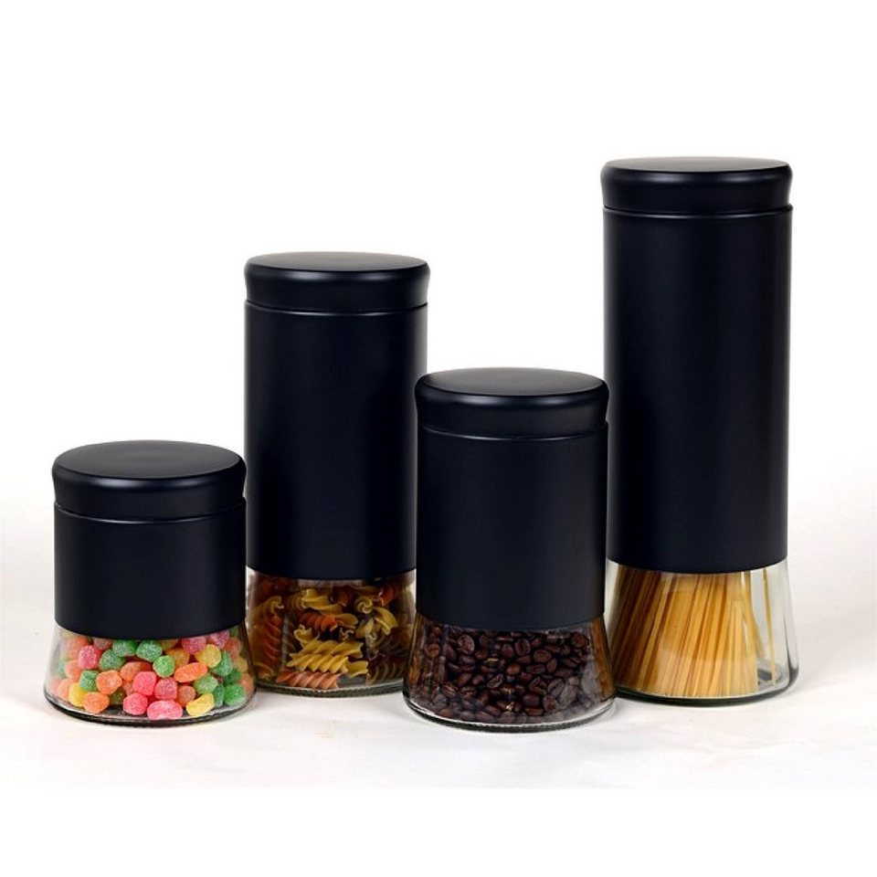 Schäfer Frischhaltedose Vorratsdosen Set 4 Teilig Glas 4 Tlg