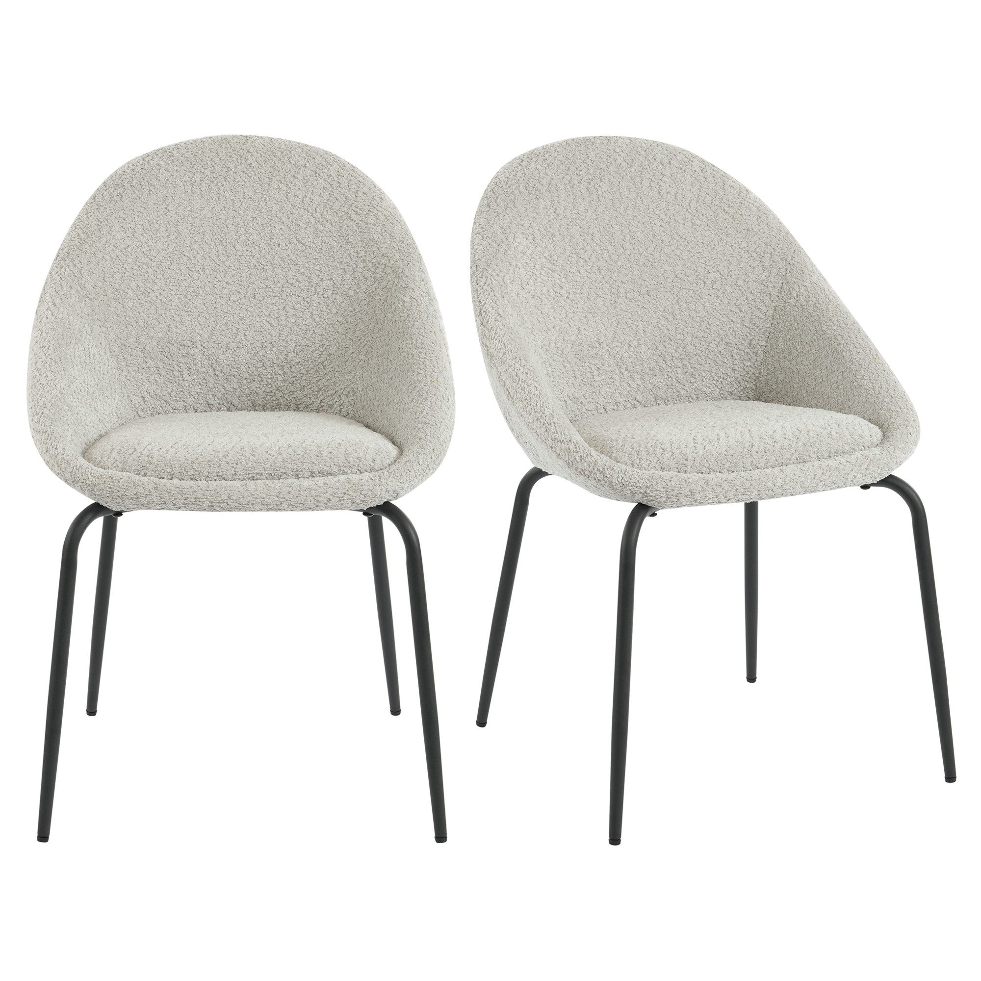 Ideasy Esszimmerstuhl 246st Moderner Bouclé Stuhl Küchenstuhl