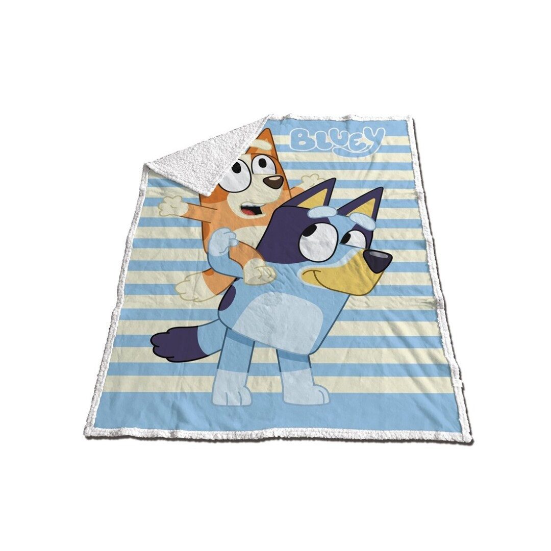 Wohndecke Bluey Sisters Sherpa Fleecedecke
