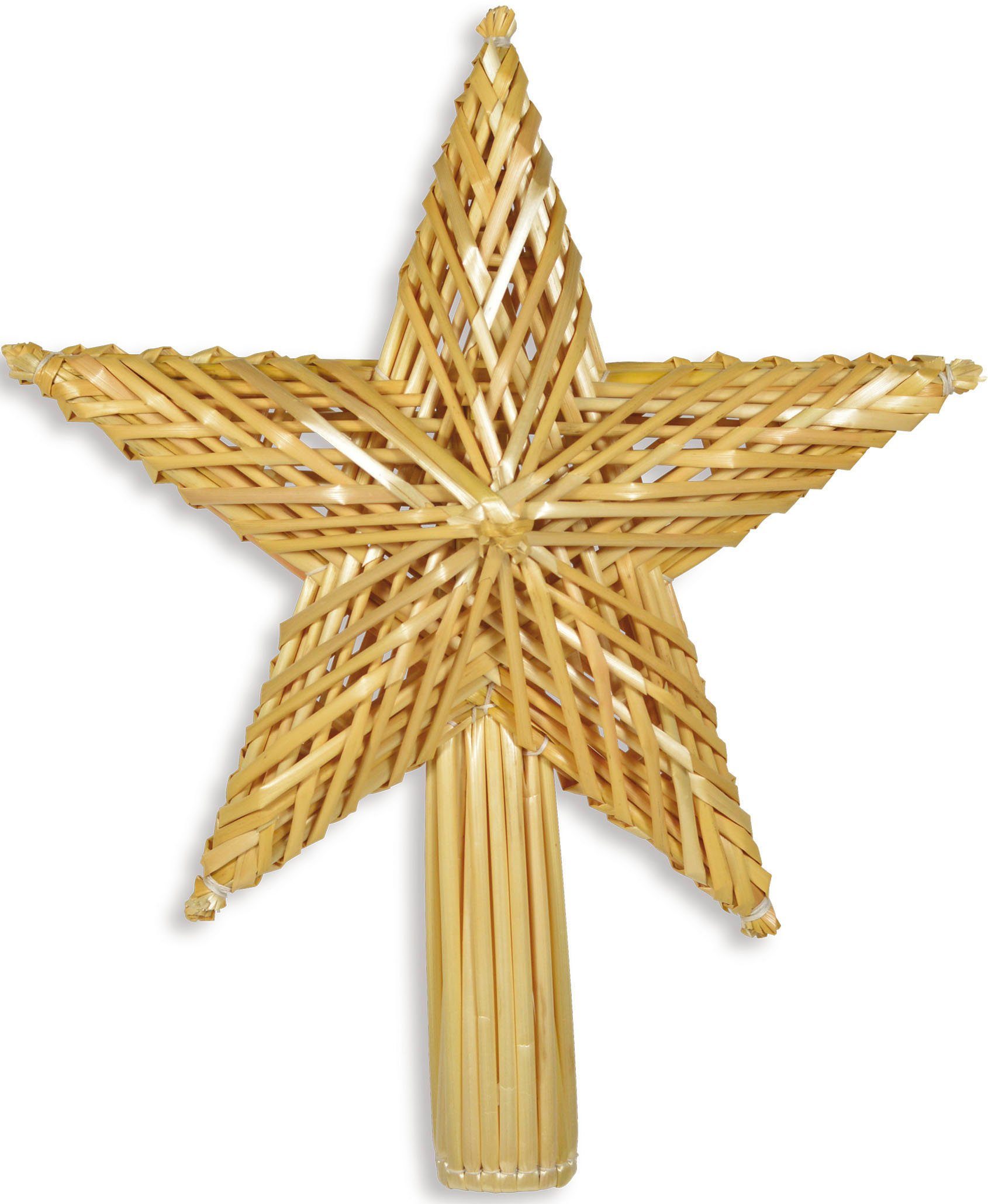 Riffelmacher And Weinberger Christbaumspitze Strohstern Weihnachtsdeko