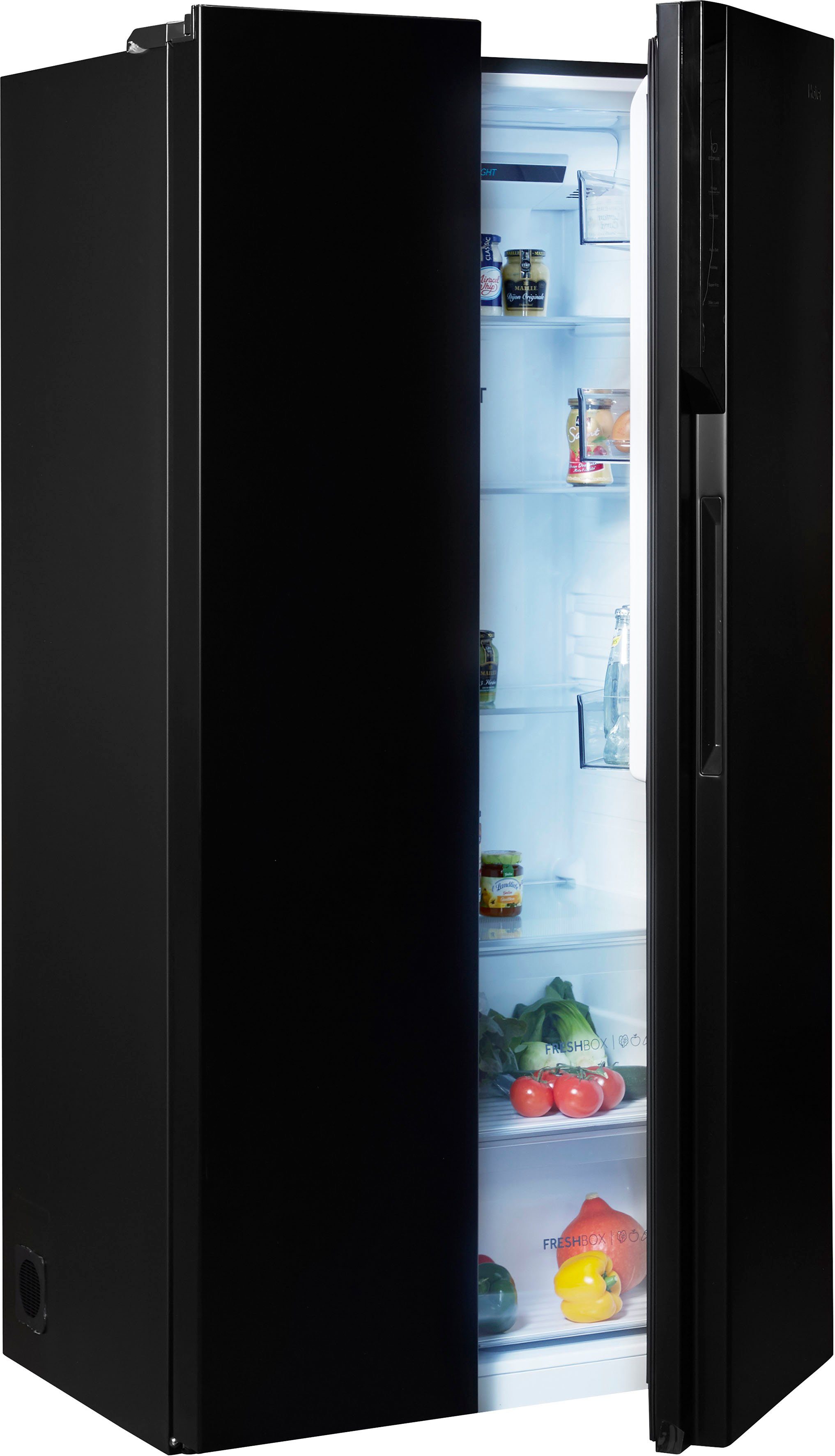 Haier Side-by-Side HSR3918ENPB, 177,5 cm hoch, 90,8 cm breit, Total No ...