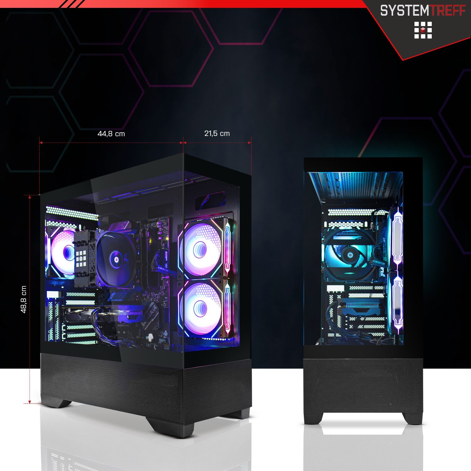SYSTEMTREFF Gaming-PC (AMD Ryzen 5 7500F, Radeon RX 7900 XT, 32 GB RAM ...