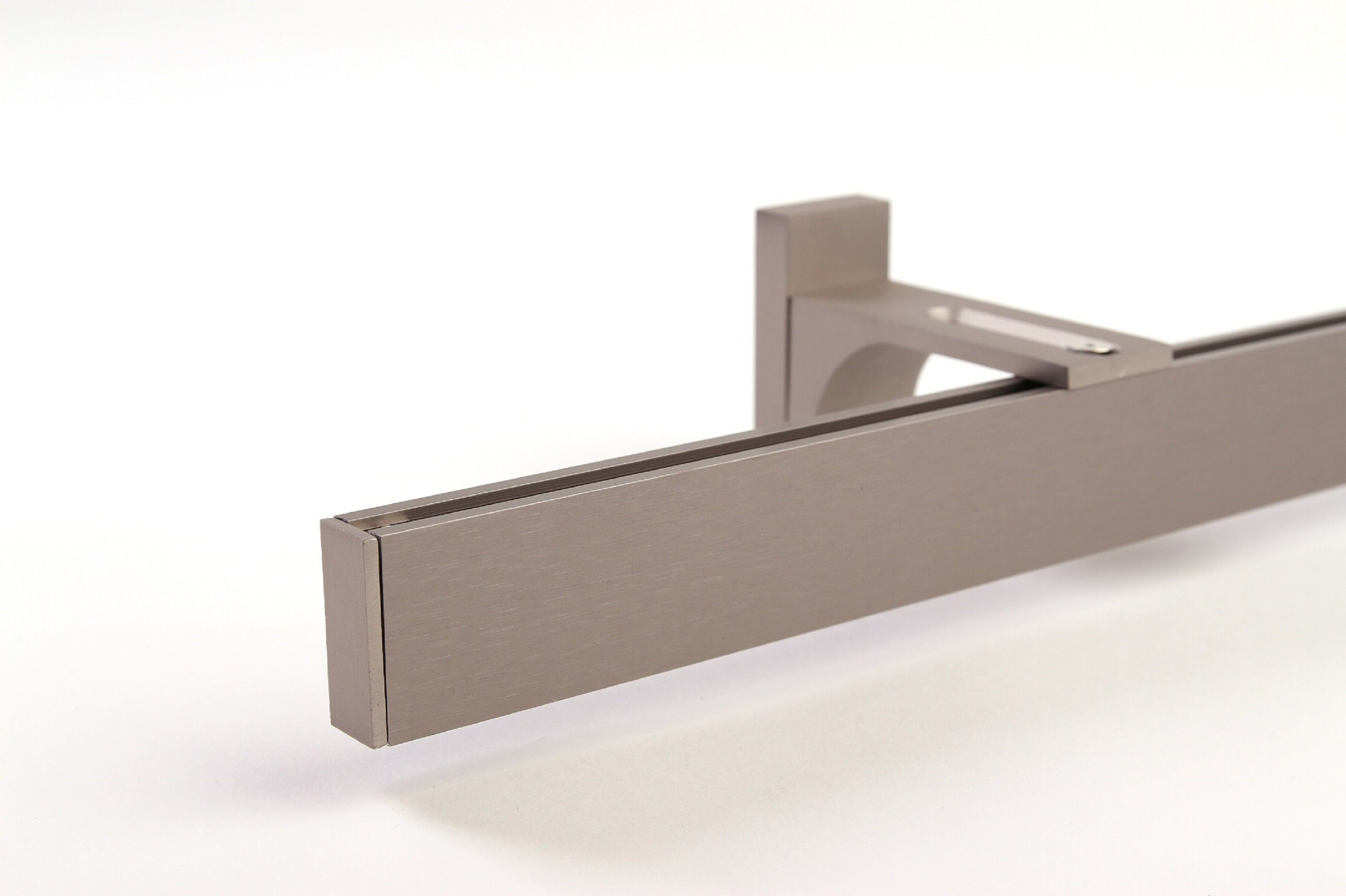 Deco-Raum Gardinenstange Innenlauf eckig, 1-läufig, Wunschmaßlänge ...