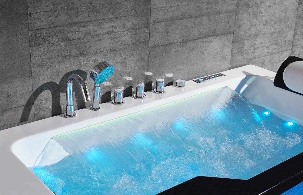 Duwilux Whirlpool-Badewanne Whirlpool 170x90 Adelaide Badewanne SOFORT ...