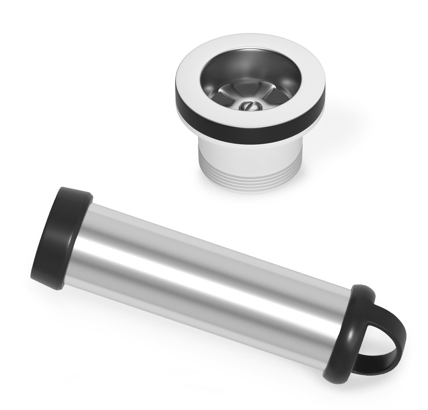 Aquade Ablaufgarnitur 1 12 X 40 Mm Mit Standrohr Verchromt Für