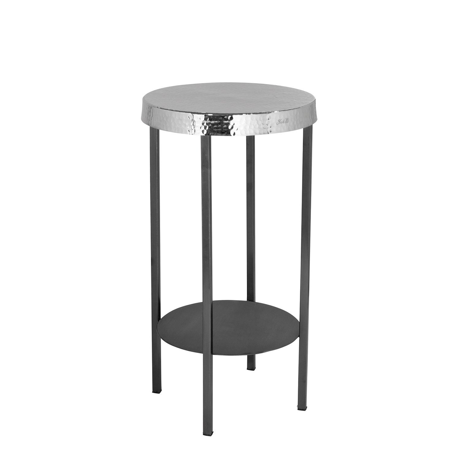 Fink Tabletttisch Sultan Tischdeko Säule H60cm X B31cm Grau