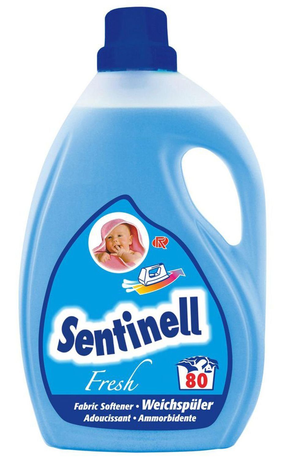 Rösch 8x Sentinell 2L Fresh Weichspüler Frische Kleidung Waschmittel Duft Weichspüler