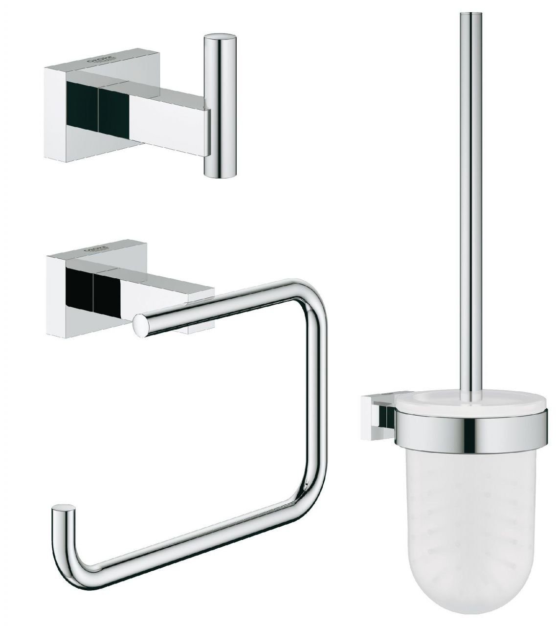 Grohe Badaccessoire Set Essentials Cube Kombi Set 3 Tlg Verdeckte