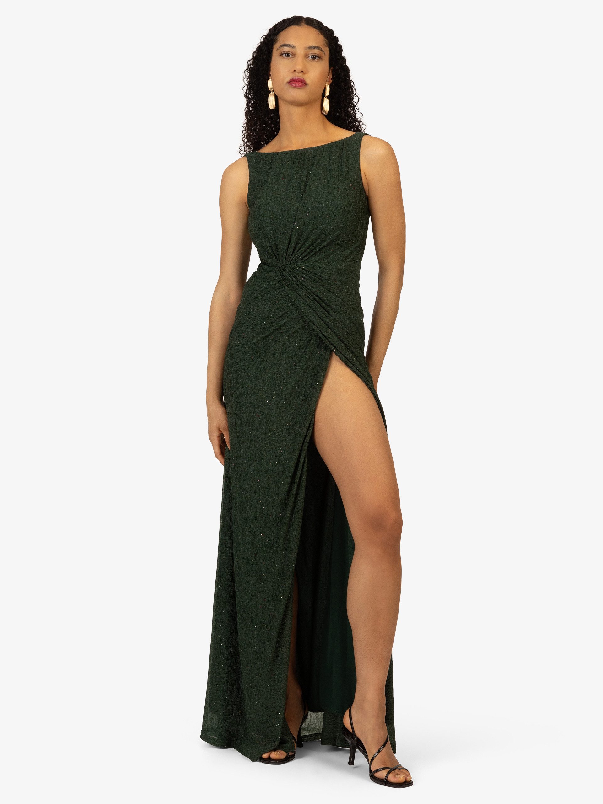 Kraimod Abendkleid Aus Hochwertigem Polyester Material Und Geriffelt