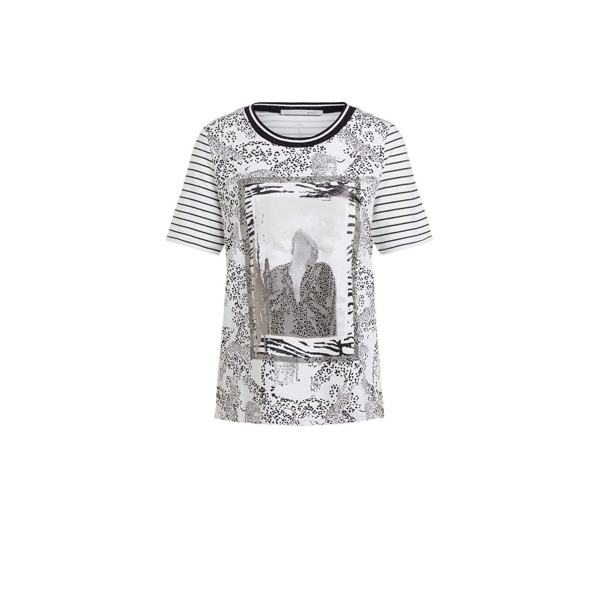 Oui Langarmshirt Kombi Regular 1 Tlg