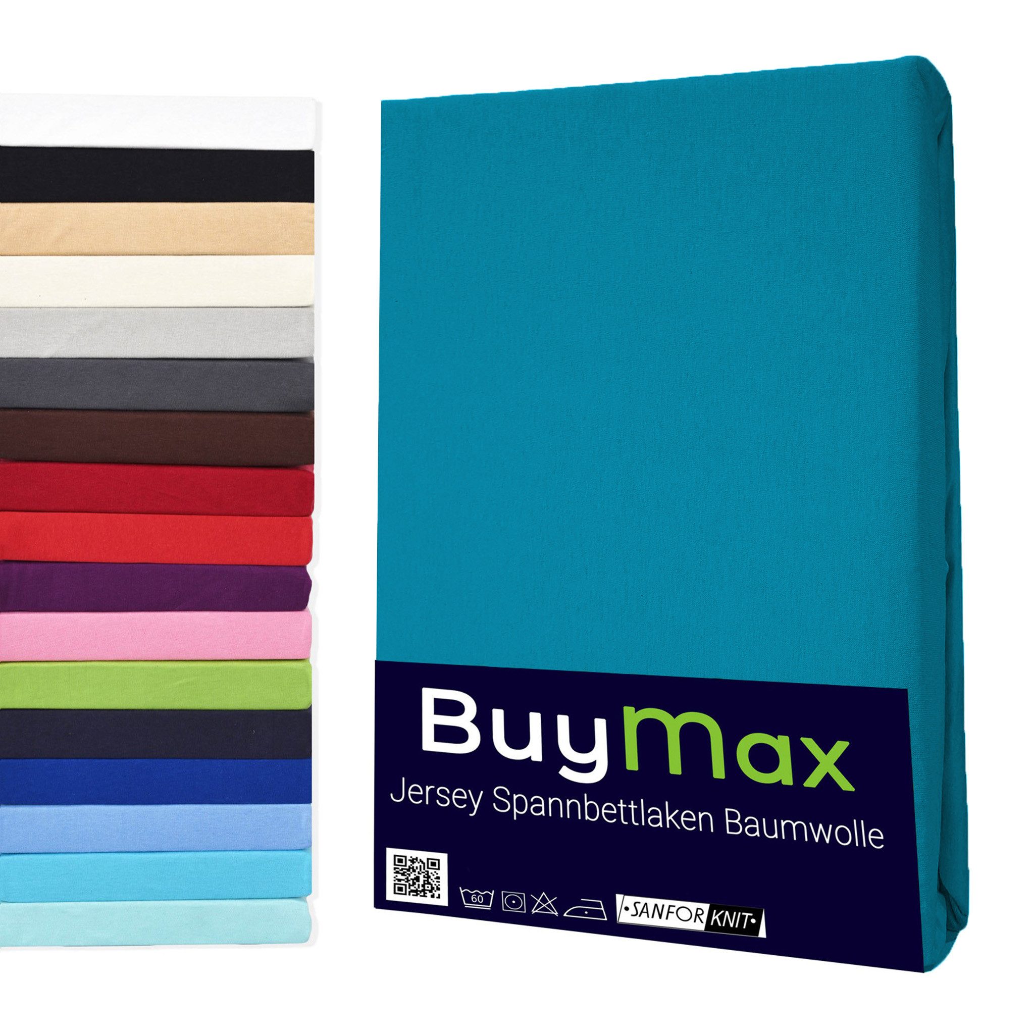 Buymax Spannbettlaken Topper, Spannbetttuch für Topper bis 12 cm Höhe ...