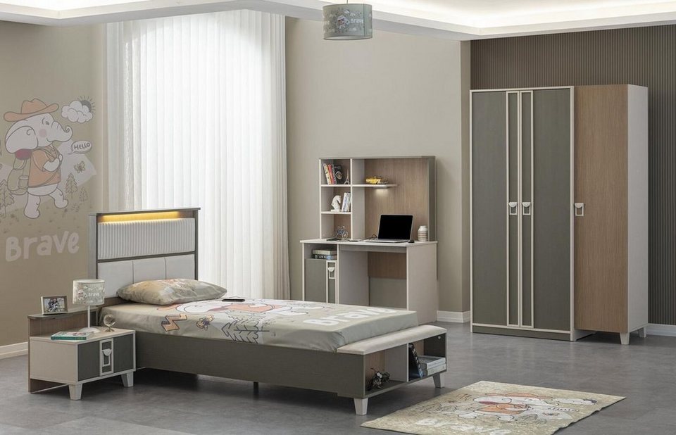 Jvmoebel Schlafzimmer Set Garnitur Kinderzimmer Bett Kinderbett