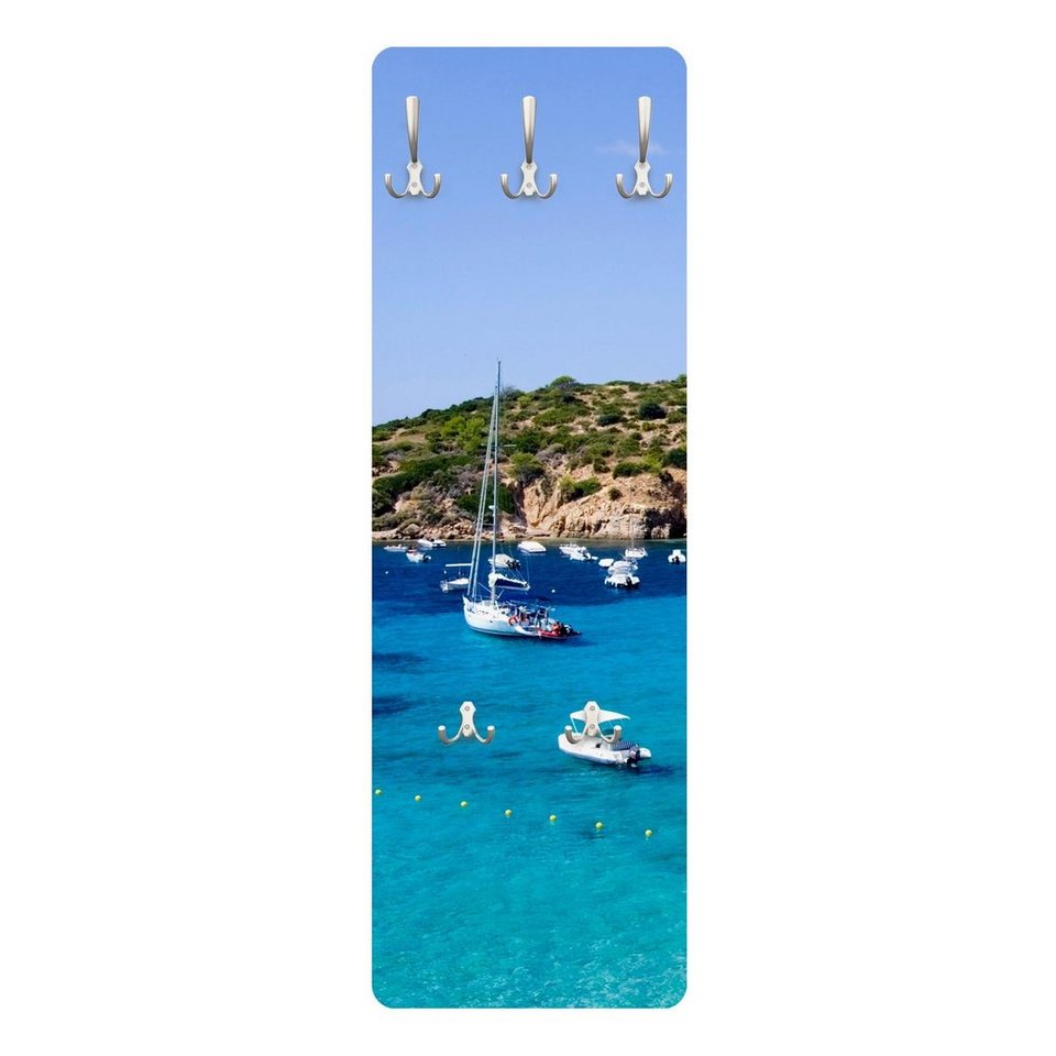 Bilderdepot24 Garderobenpaneel Blau Fahrzeuge Natur Strand Meer Dragon