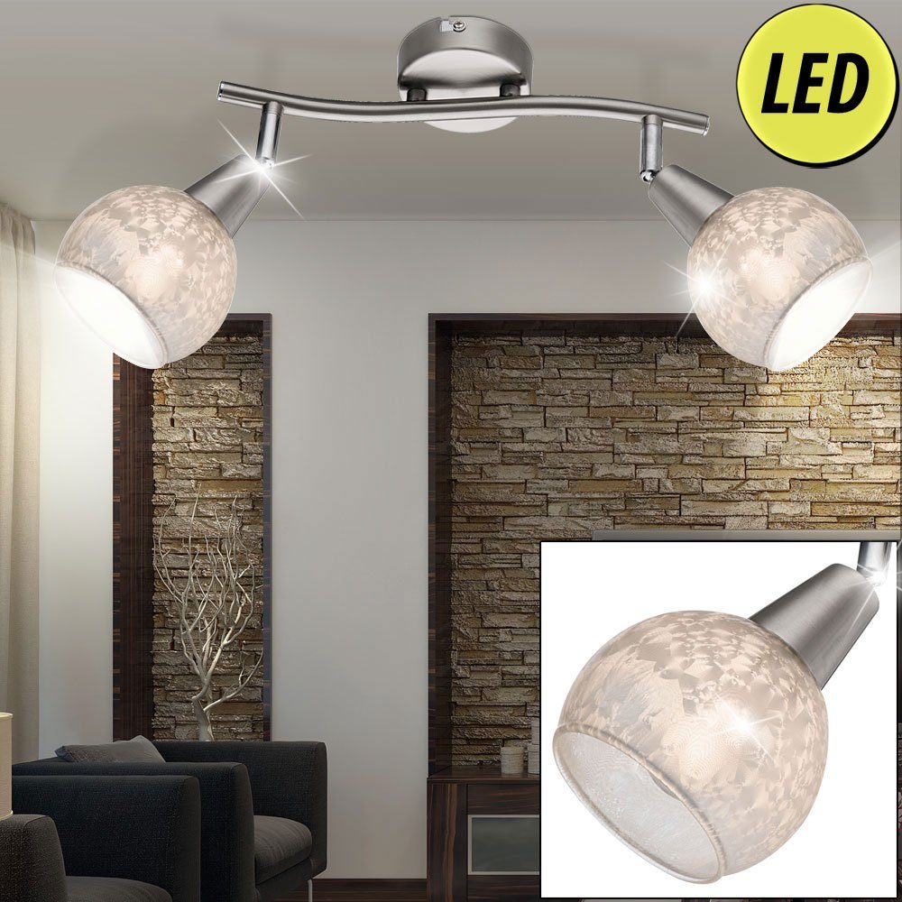 Etc Shop Led Kugelleuchte Glas Kugel Decken Leuchte Spot Strahler