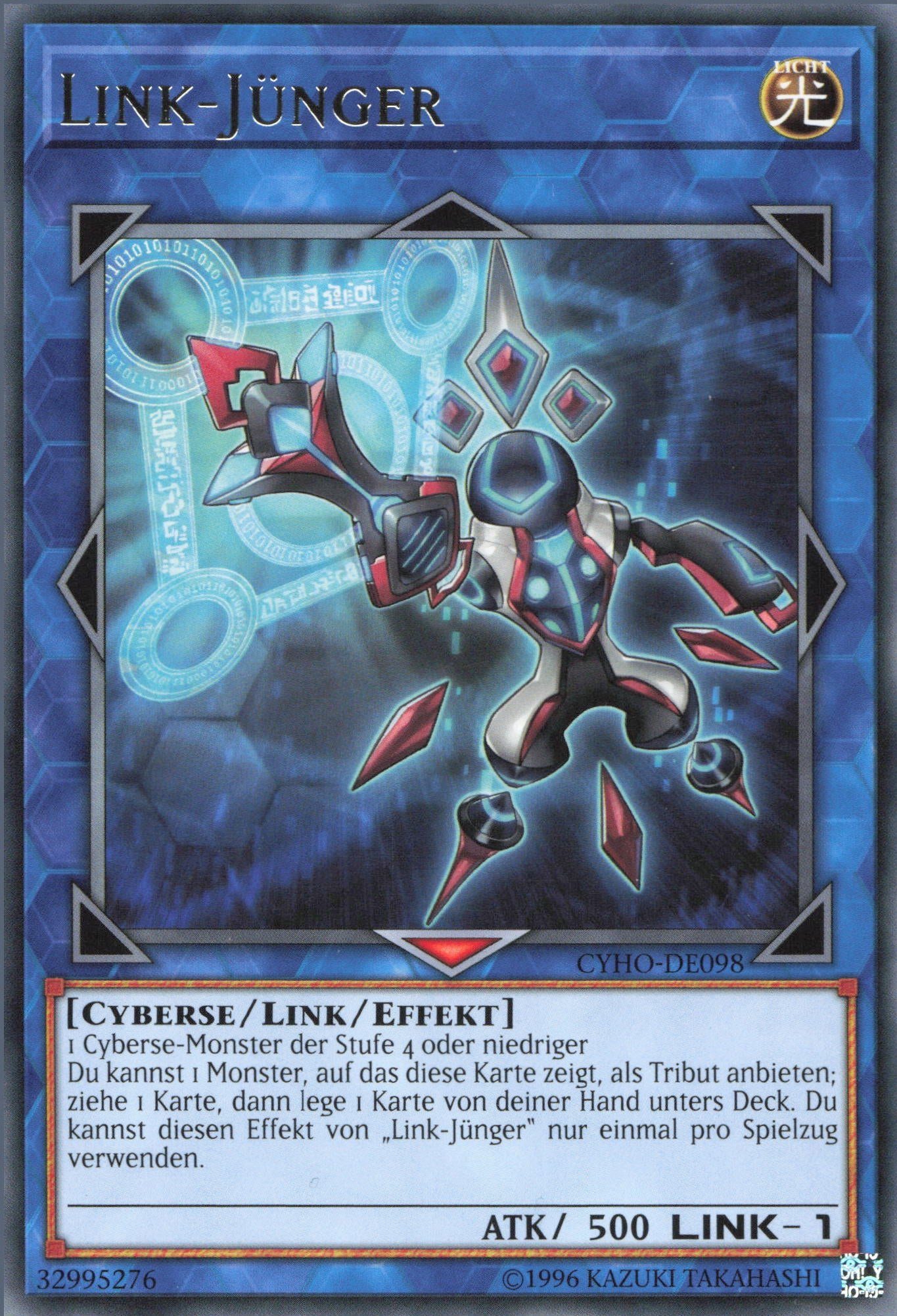Recollectibles Sammelkarte Yugioh Karte Link Jünger Yu Gi Oh Karte
