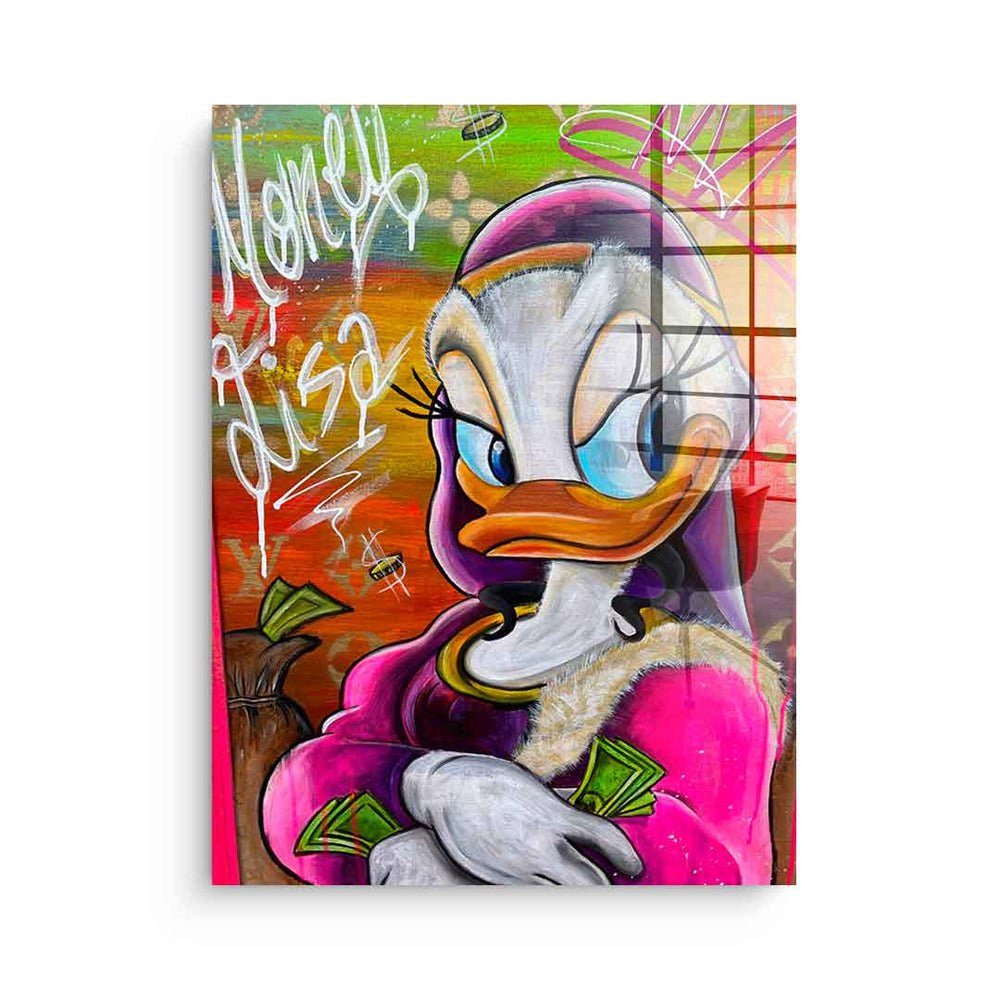 Dotcomcanvas® Acrylglasbild Money Lisa 20 Acrylglas Acrylglasbild