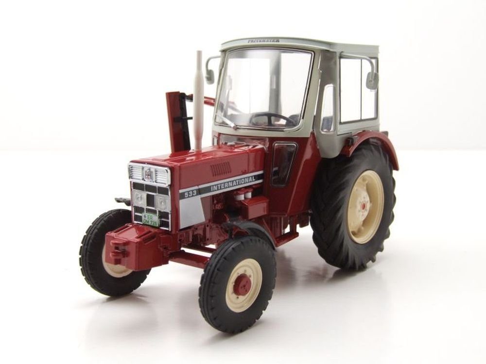 Schuco Modelltraktor International 533 Mit Verdeck Und Mähbalken