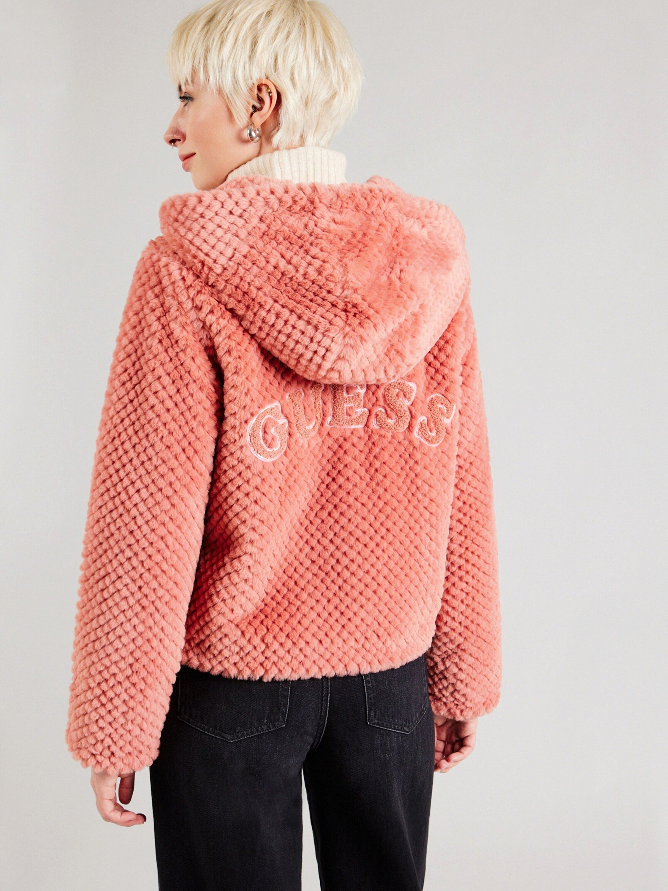 Guess Langjacke NEW THEOLINE (1-St), Seitliche Eingrifftaschen