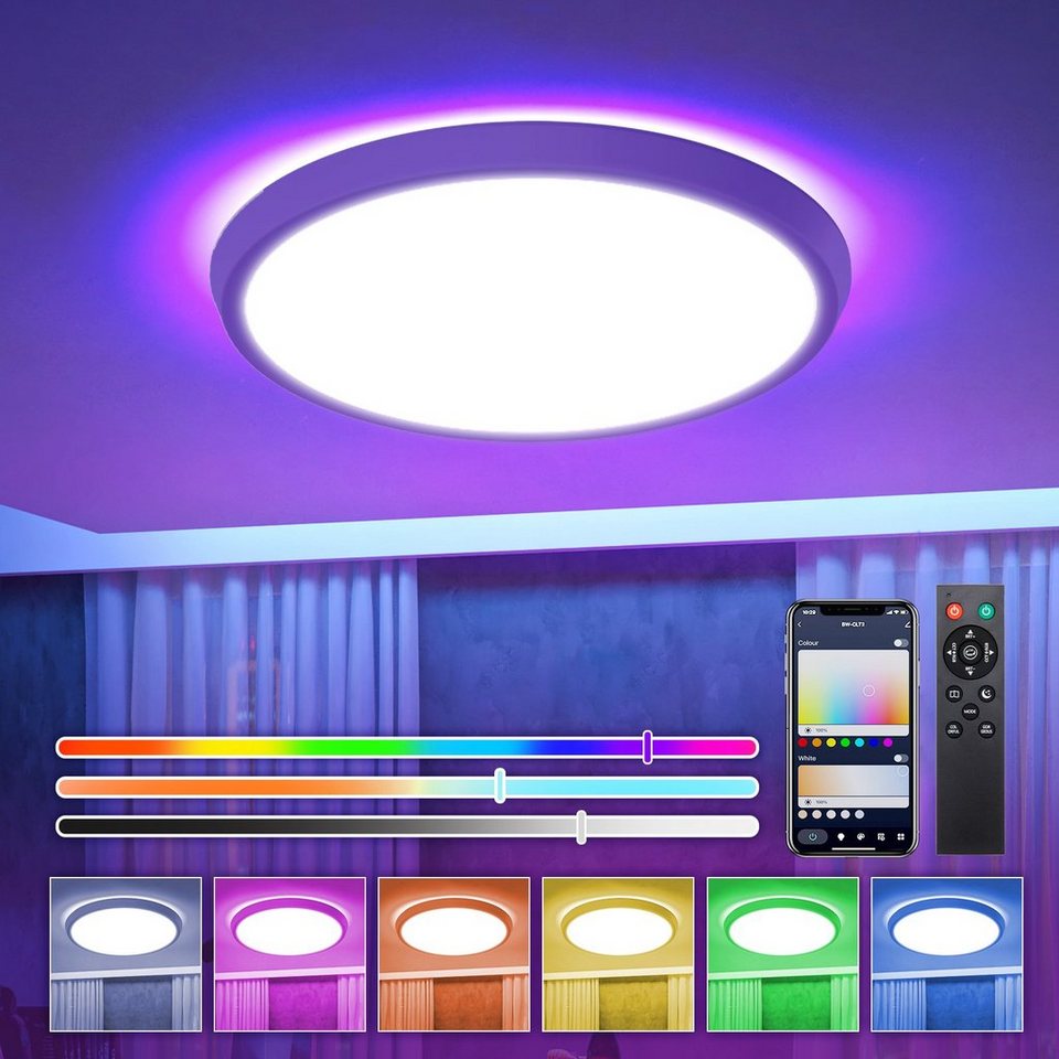 Blitzwolf Led Deckenleuchte Bw Clt2 Led Fest Integriert Farbwechsler