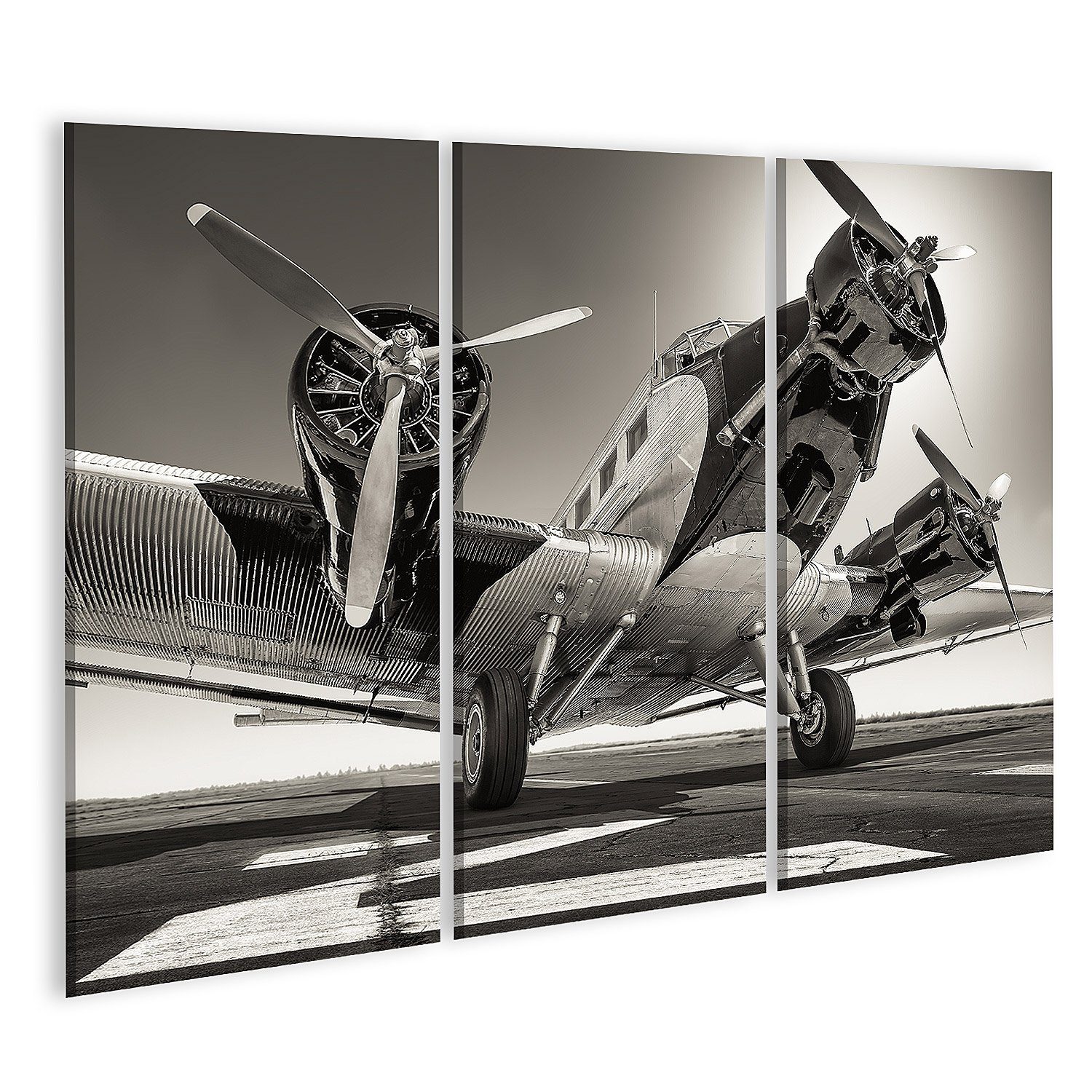 Islandburner Leinwandbild Bild Auf Leinwand Flugzeug Oldtimer