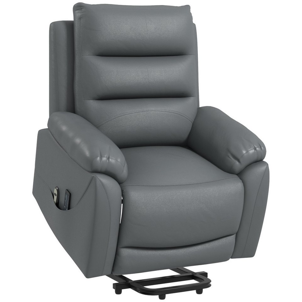 Homcom Massagesessel Elektrischer Aufstehsessel Mit Liegefunktion